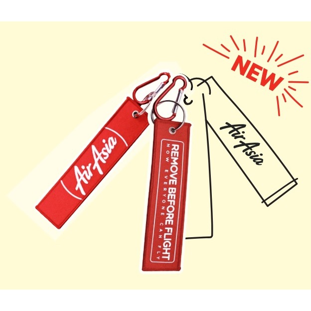 AirAsia "Remove Before Flight" Keychain | Shopee Malaysia