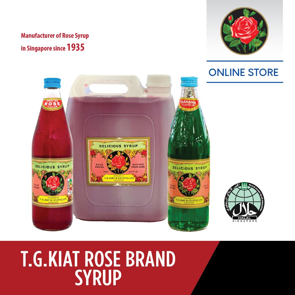 Rose Brand Syrup (750ml) [Free Glass] | Shopee Malaysia