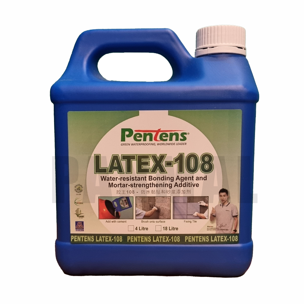 PENTENS Latex 108 Susu Simen 4L Gum Susu Mosaic Tiles Gam Susu Simen ...