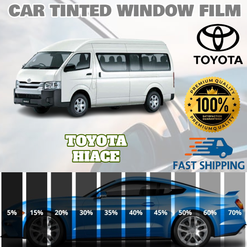 Tinted 2PLY UV99% Van / Tinted UV Toyota Hiace / Tint Hiace/ Tint Van ...