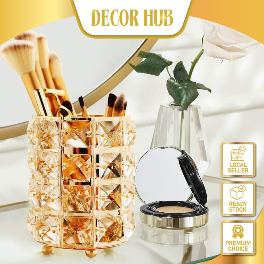 [Ready Stock] Decor Hub Crystal Pen Holder Bekas Pen Aesthetic Brush ...