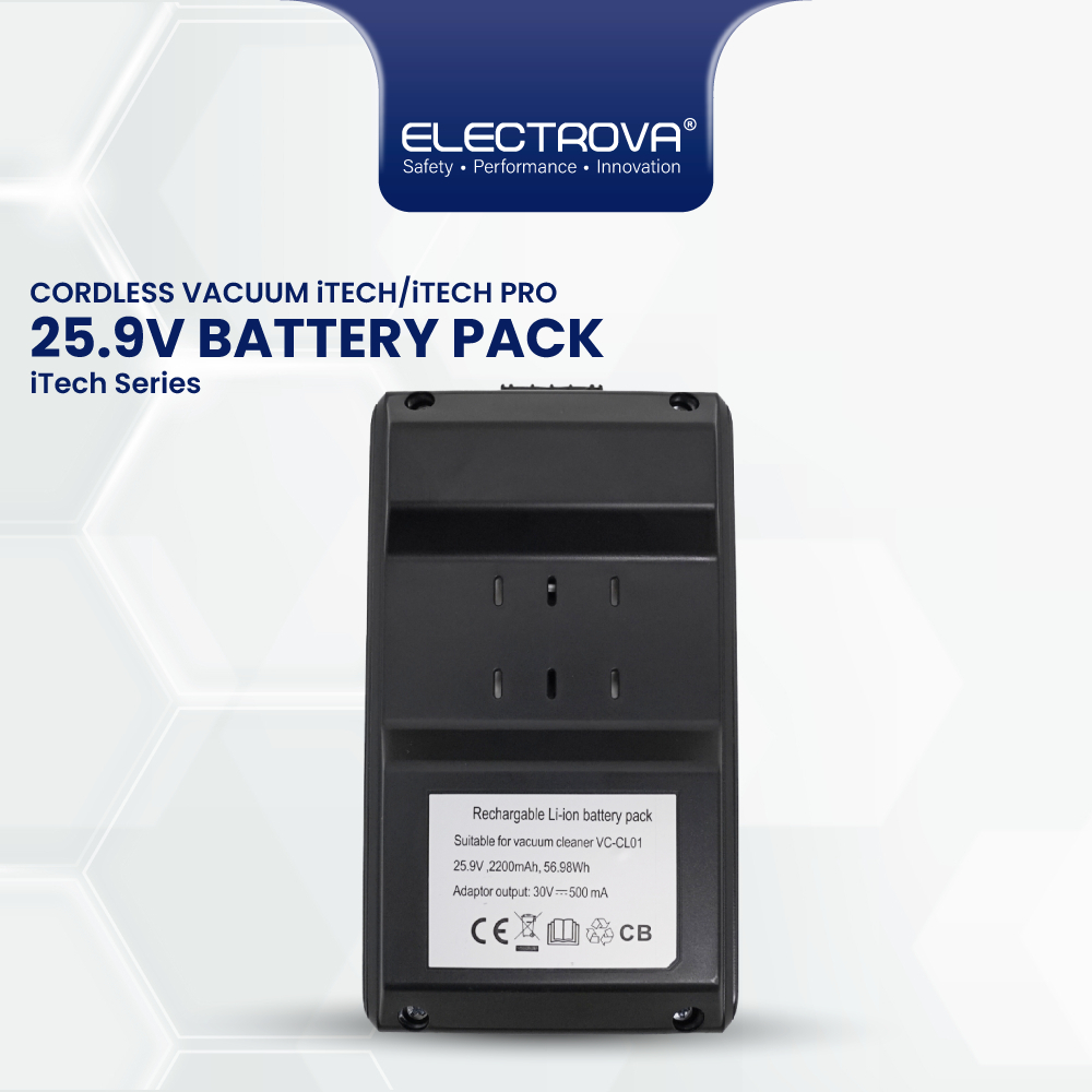 Electrova 25.9V Battery Pack for iTech and iTech PRO Series Cordless ...