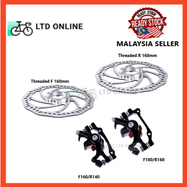 Bicycle Disc Brake Set F/R Full Set MTB Basikal Brek Disc | Shopee Malaysia