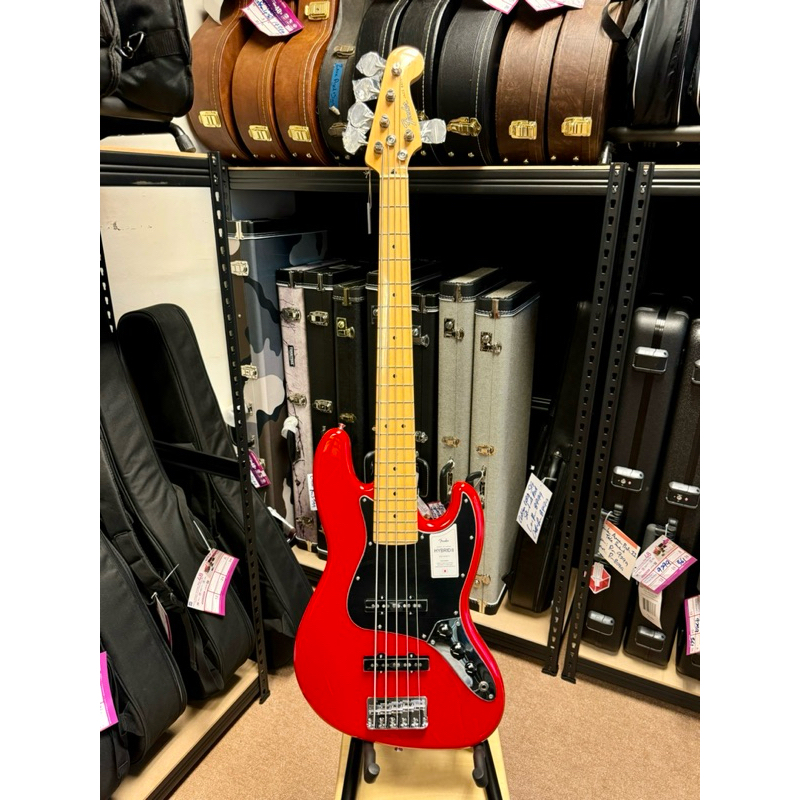 Pre order Fender Japan Hybrid II Jazz Bass V Guitar, Maple FB, Modena ...