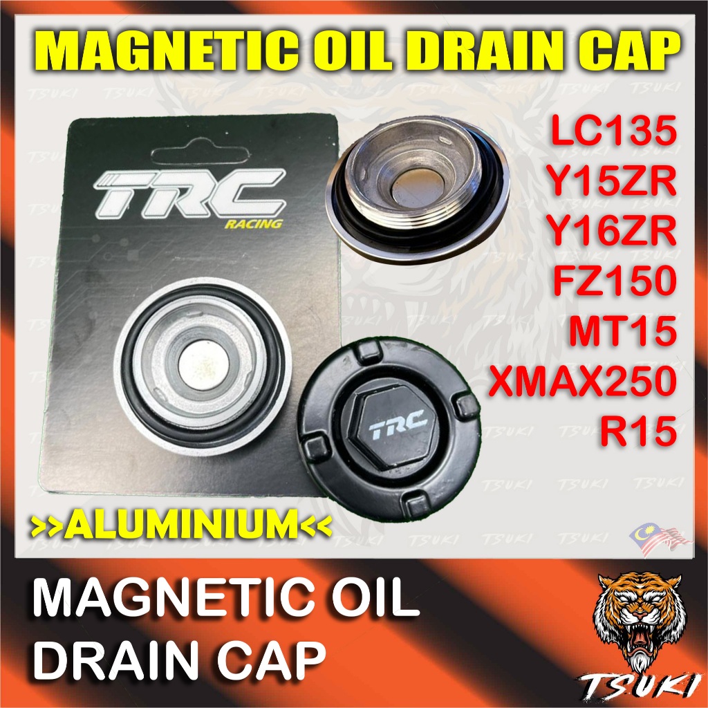 TRC MAGNETIC OIL DRAIN CAP MAKE YOUR ENGINE MORE CLEAN FOR LC135/Y15ZR ...