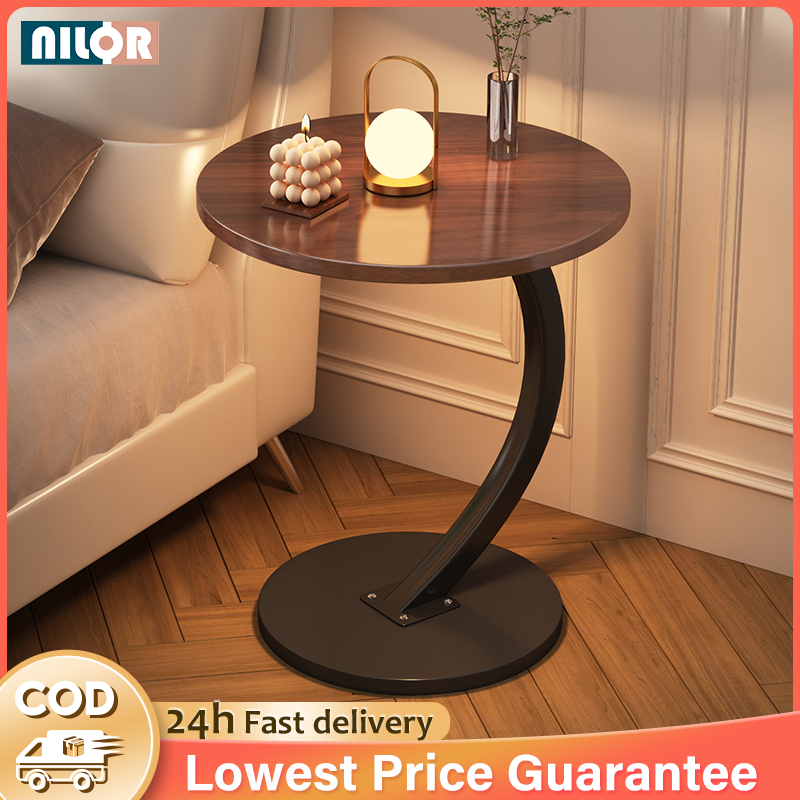 Bedside Table Coffee Table Sofe Living Room Small Side Table Meja Kopi ...