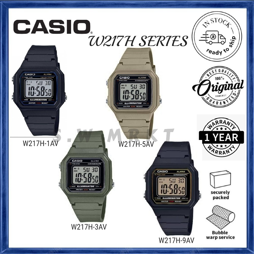Casio W-217H Series Digital Watch | Shopee Malaysia