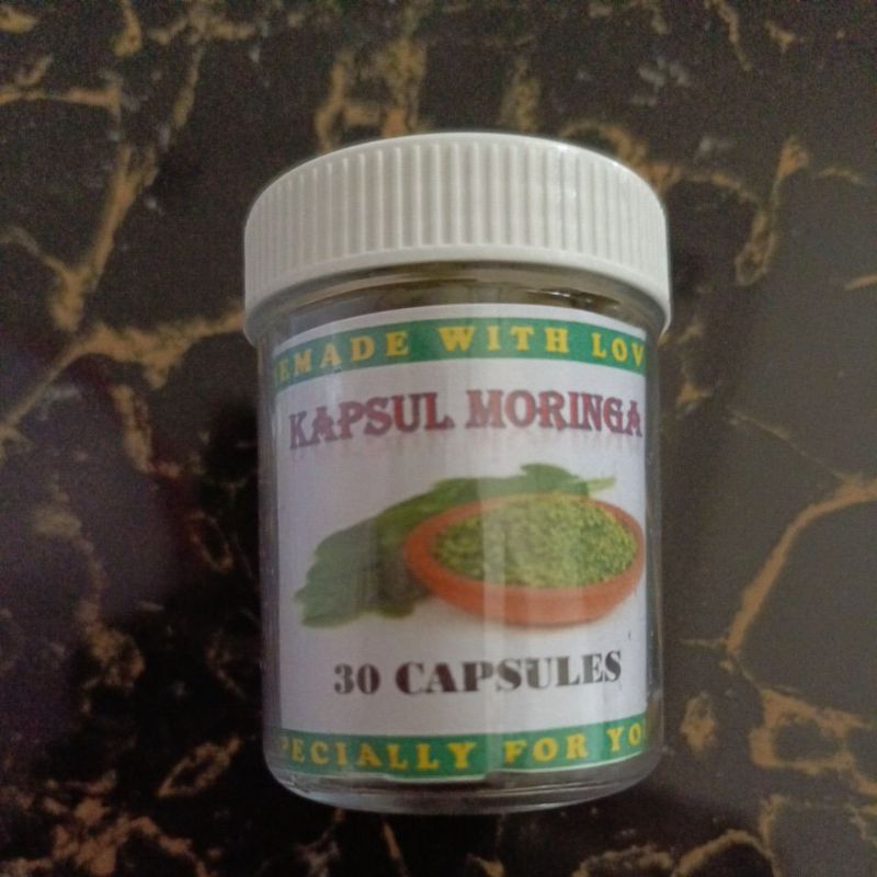 30 Kapsul Moringa Oleifera | Shopee Malaysia