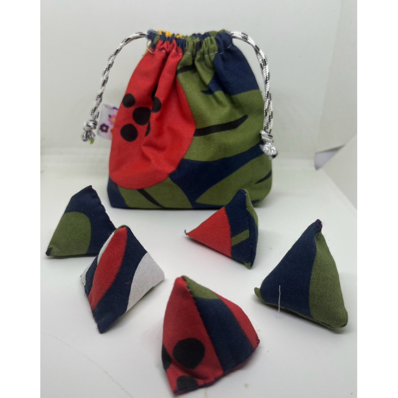 Batu Seremban 5 Pieces With Pouch 5 Biji Dengan Beg Kecil Permainan ...