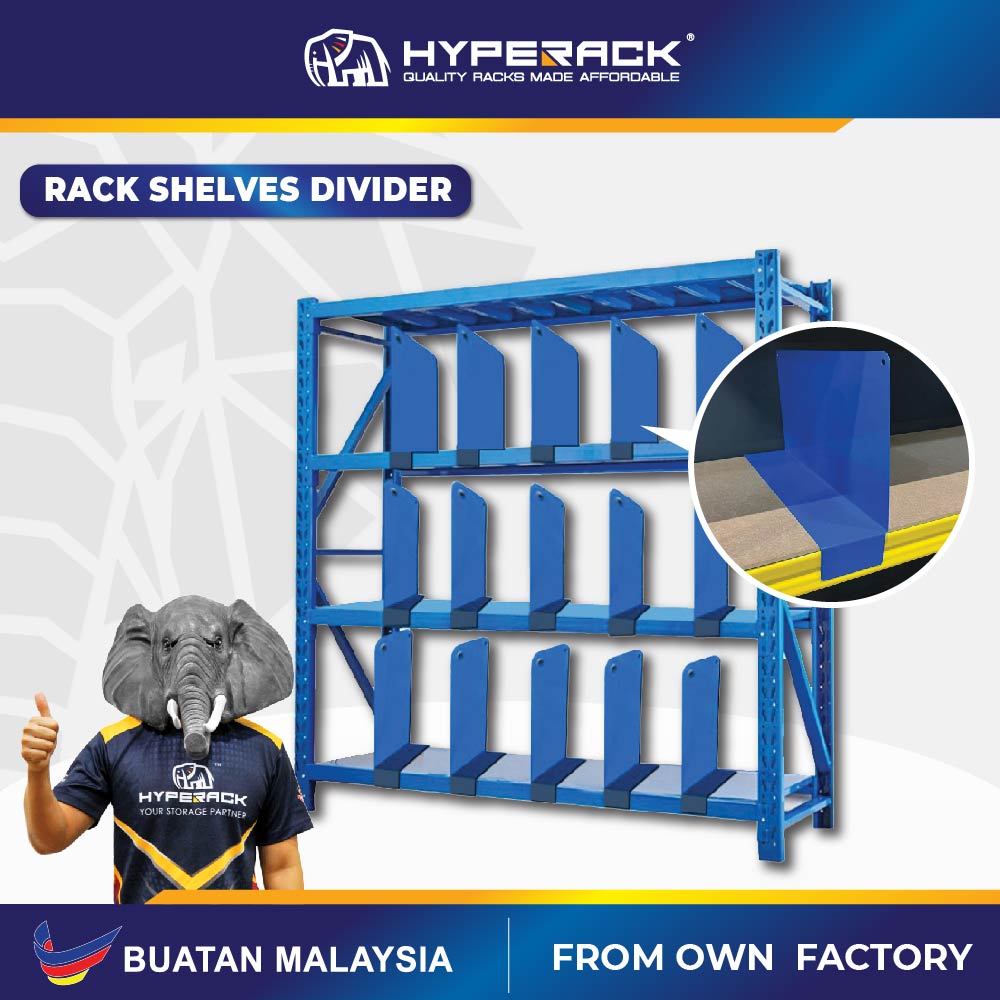 HYPERACK ™️ Rack Shelves Divider Boltless Rack Divider Storage Rack ...