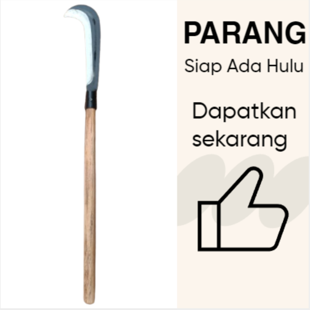 [805] Parang Berkebun Parang Menebas Rumput Pokok Semak Samun | Shopee ...