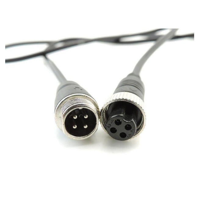 4 Pin Male to female Aviation Extension Cable GX12 Connector Cord for ...