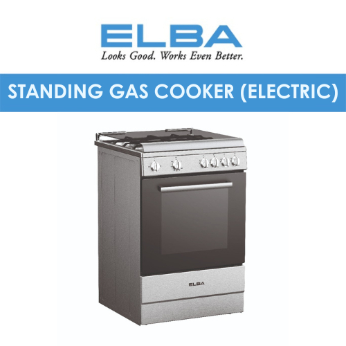 ELBA 70L Free Standing Gas Cooker 4 Burner [EGC-N6784E / EGC-N6704G ...