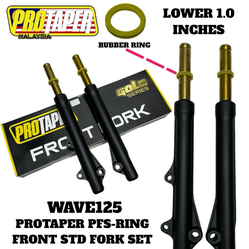 PROTAPER PFS- GOLD SERIES FRONT STD FORK SET LOWER 1 INCHES WAVE125/EX5 ...