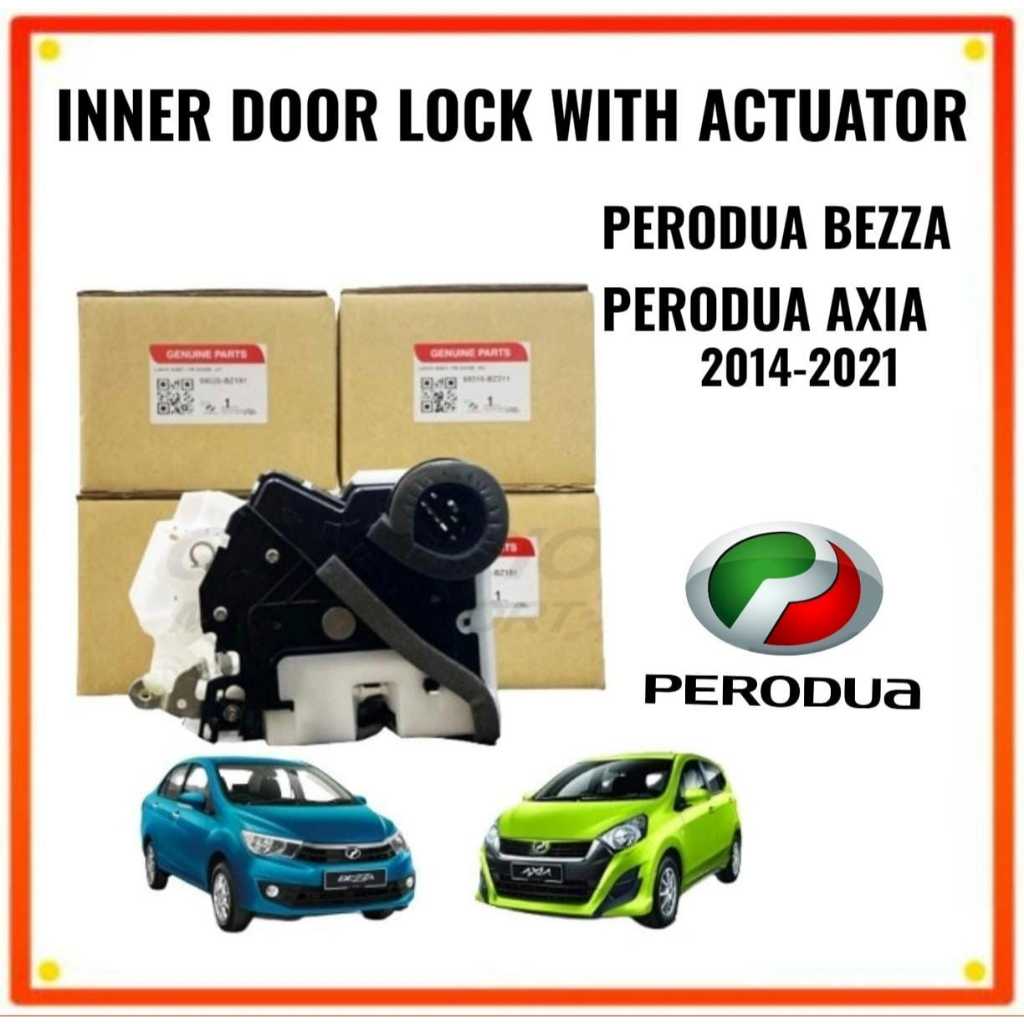 PERODUA AXIA BEZZA 2014 YEAR INNER DOOR LOCK WITH ACTUATOR ORIGINAL ...