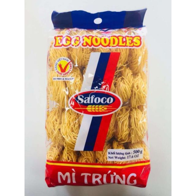 【Vietnam】Safoco Mi Trung Soi Nho / Egg Noodles 500g ( Mee Halus ...