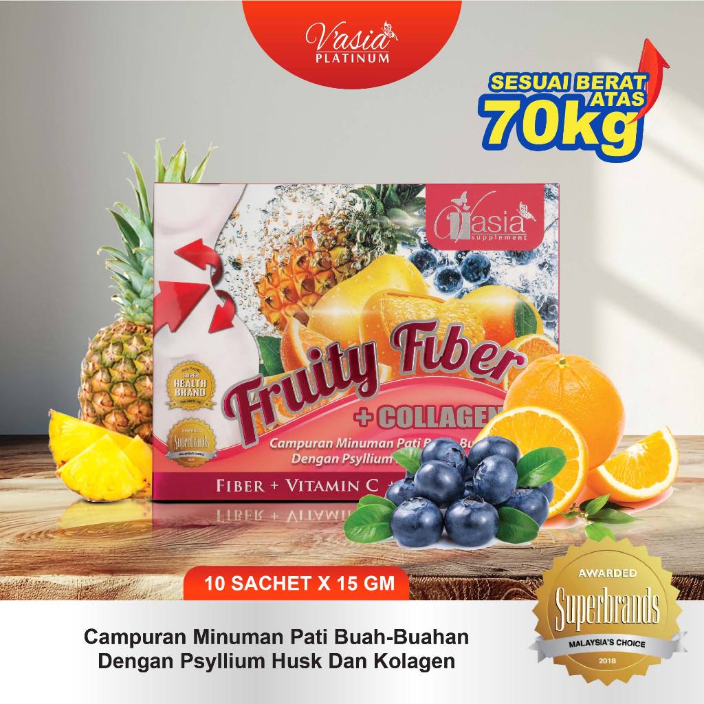 V'ASIA FRUITY FIBER - Kenyang Berpanjangan | Shopee Malaysia
