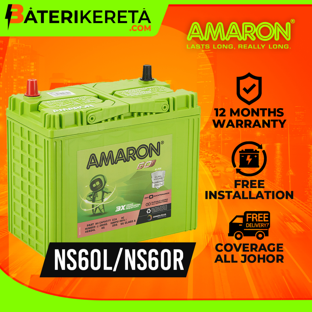 AMARON GO NS60L (46B24L) CAR BATTERY | Shopee Malaysia