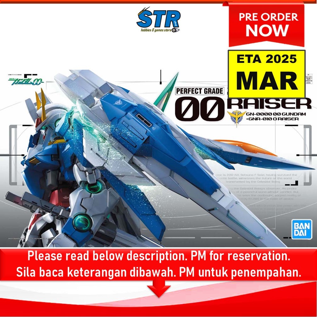 BANDAI 1/60 PG Perfect Grade 00 Raiser OO Raiser Gundam | Shopee Malaysia
