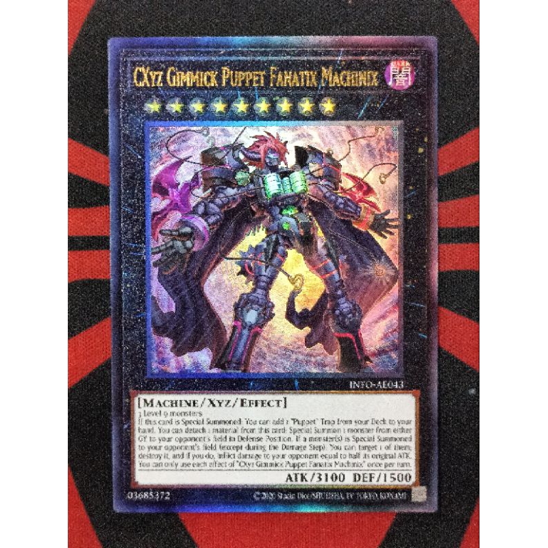 YUGIOH KONAMI INFO-AE043 CXyz Gimmick Puppet Fanatix Machinix (Ultimate ...