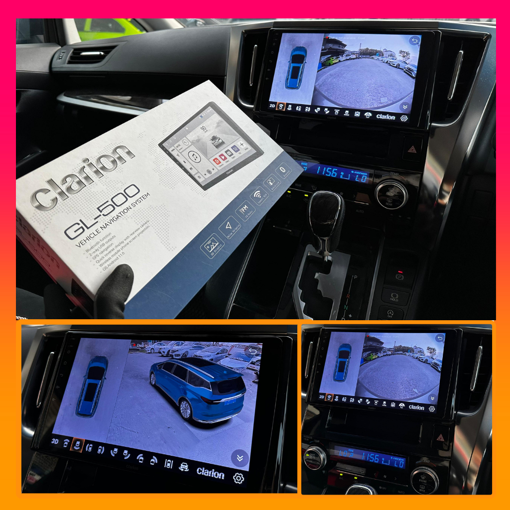 Toyota Alphard ANH30 Clarion Android Player with 360 Combo Set | Shopee ...