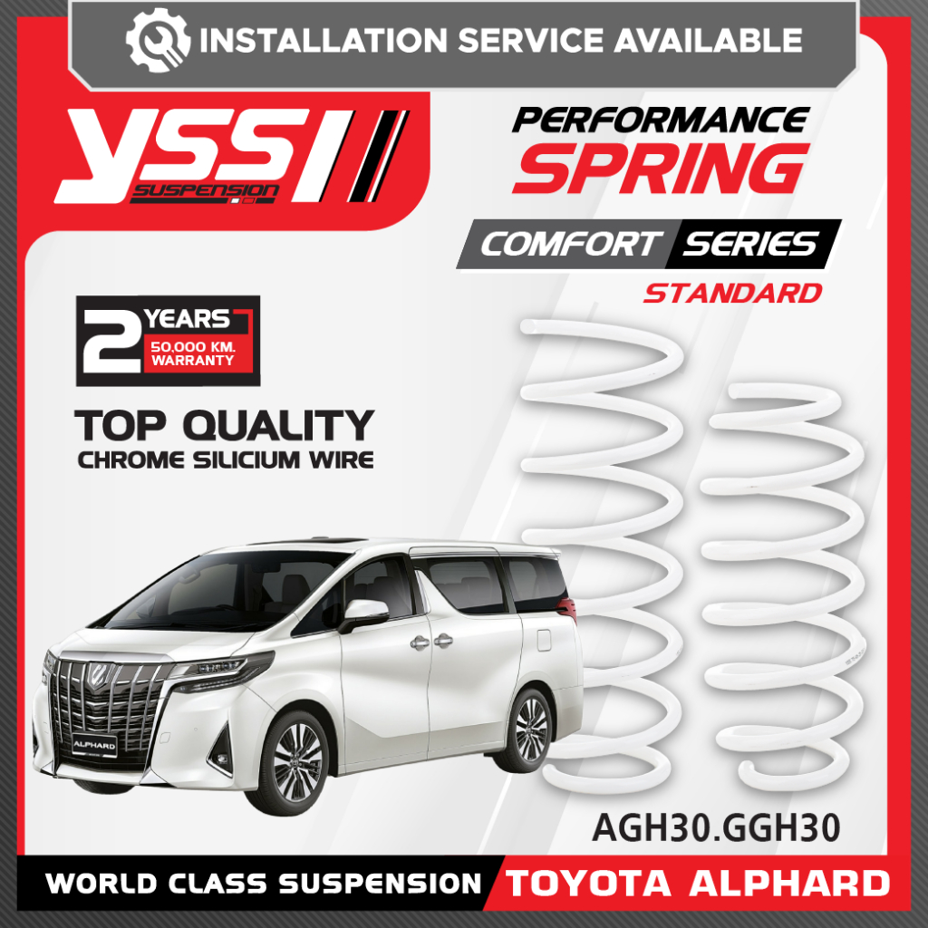 [Installation Provided][Spring] Toyota Alphard YSS Suspension Toyota ...