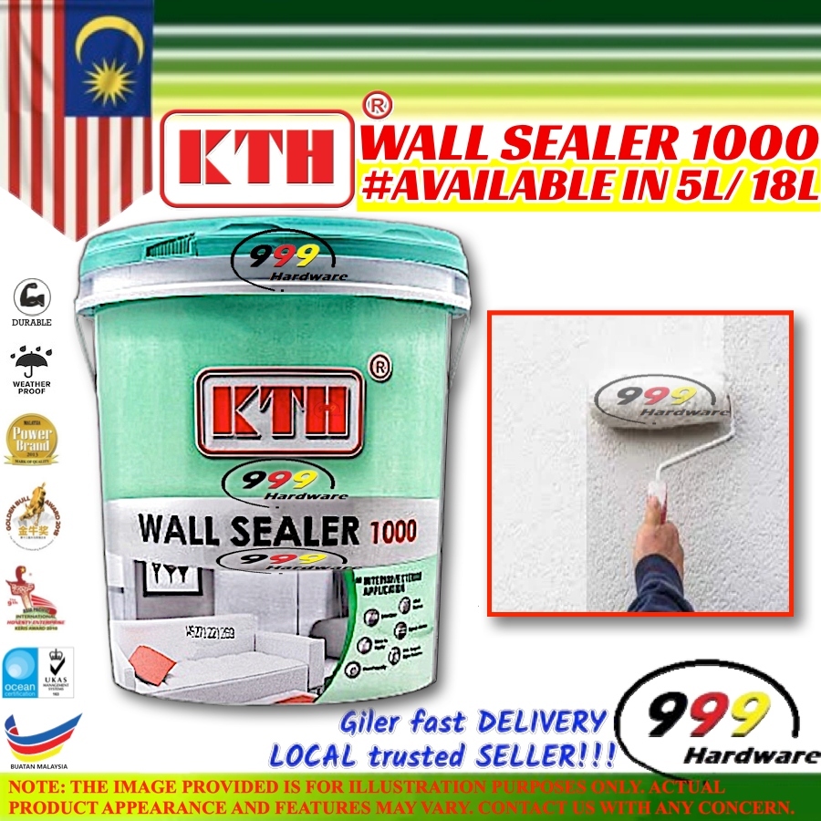 999 KTH Wall Sealer 1000 / Water-borne Wall Coating Paint / Cement ...