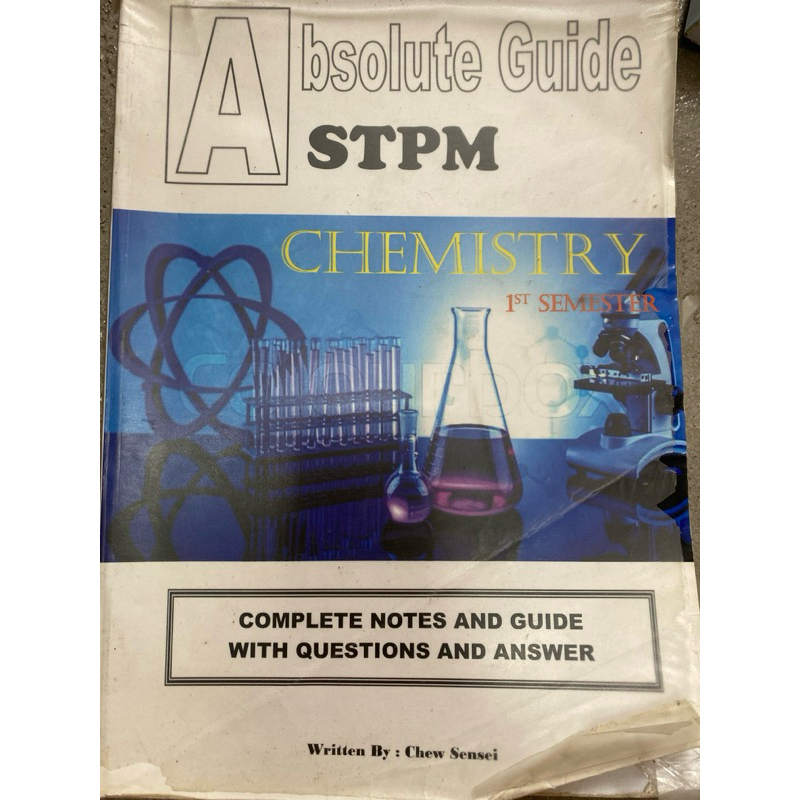 Absolute Guide Stpm Chemistry 1st Semester | Shopee Malaysia
