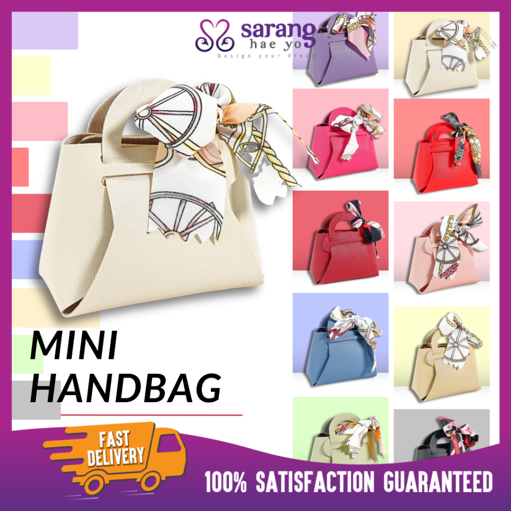 Door Gift Mini Bag Doorgift Kahwin VIP Colourful Cute Mini Handbag Beg ...
