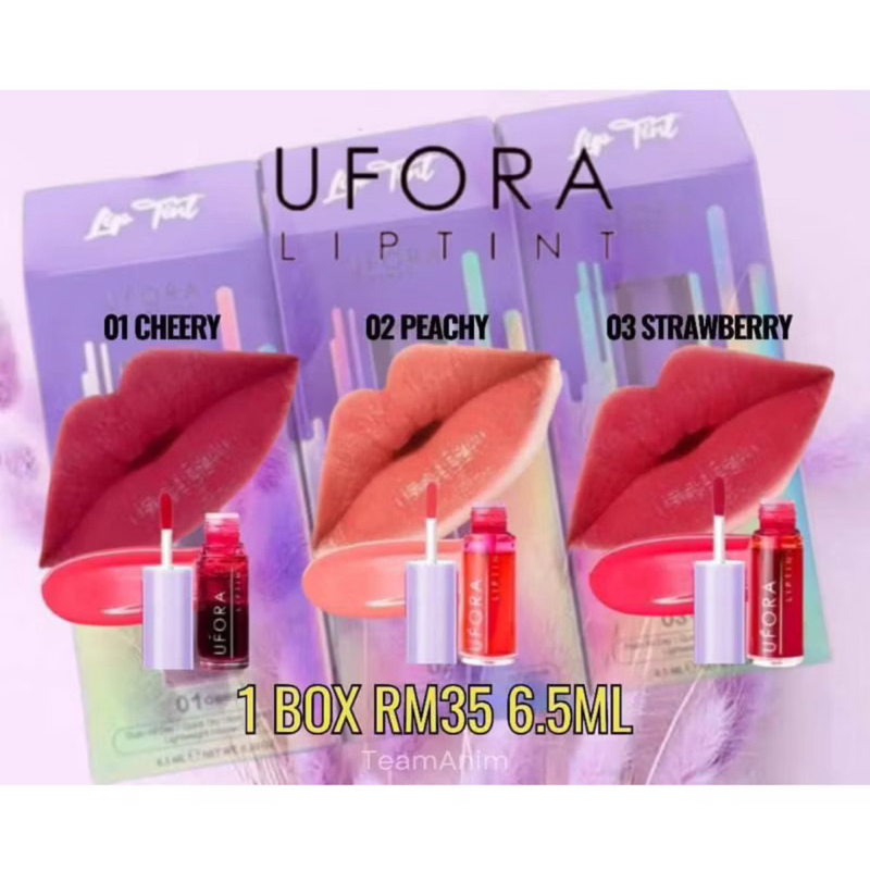 ORIGINAL💕 LIPTINT UFORA 6.5ml PELEMBAP BIBIR UFORA 💯 ORIGINAL HQ ...