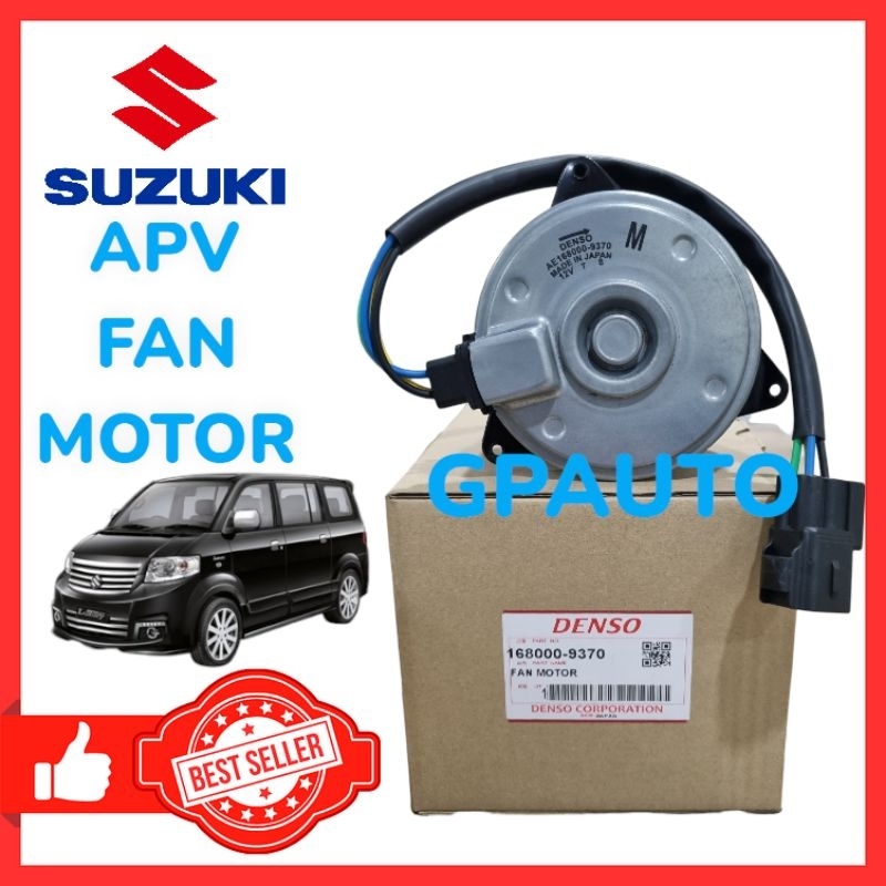 100% GENUINE SUZUKI APV RADIATOR COOLING FAN MOTOR 168000-9370 | Shopee ...
