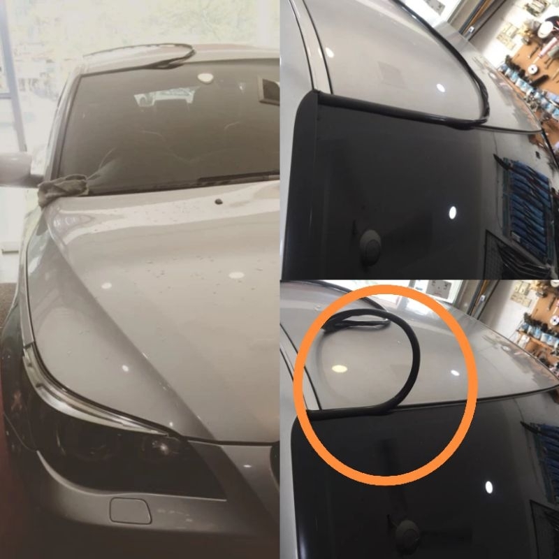 BMW windshield rubber FOR E90 E60 E46 E39 cermin getal kereta depan ...