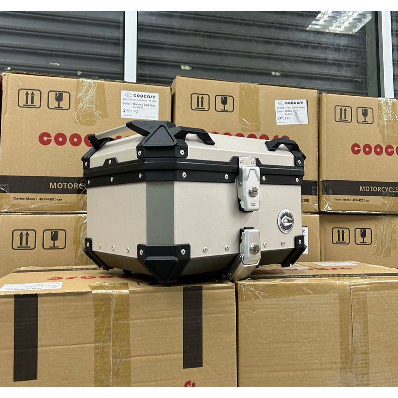 36L Coocase Aluminium AMMO Top Box (Reflective) | Shopee Malaysia