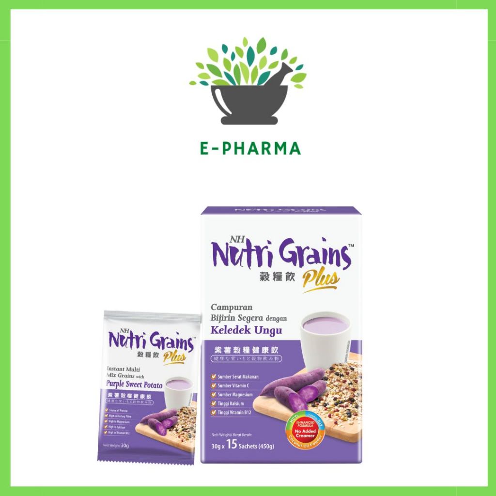 NH Nutri Grains Plus Purple Sweet Potato (30g X 15 Sachets) | Shopee Malaysia