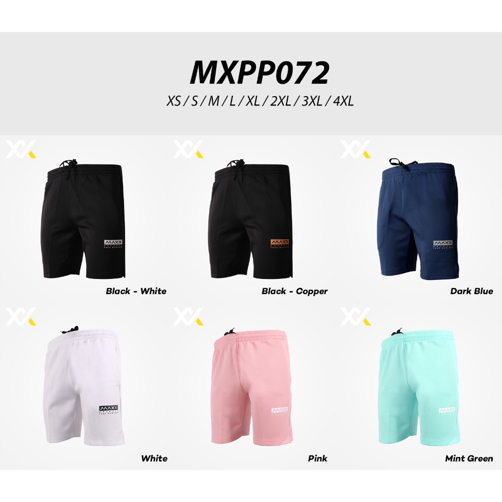 MAXX Sports Short Pants MXPP072 FREE GRIP ( 100% Original ) | Shopee ...