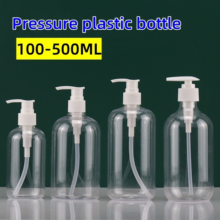Soap Dispenser PETG 100ML, 200ML, 300ML,500ML Portable Travel Hand Pump Shampoo Shower Gel ...
