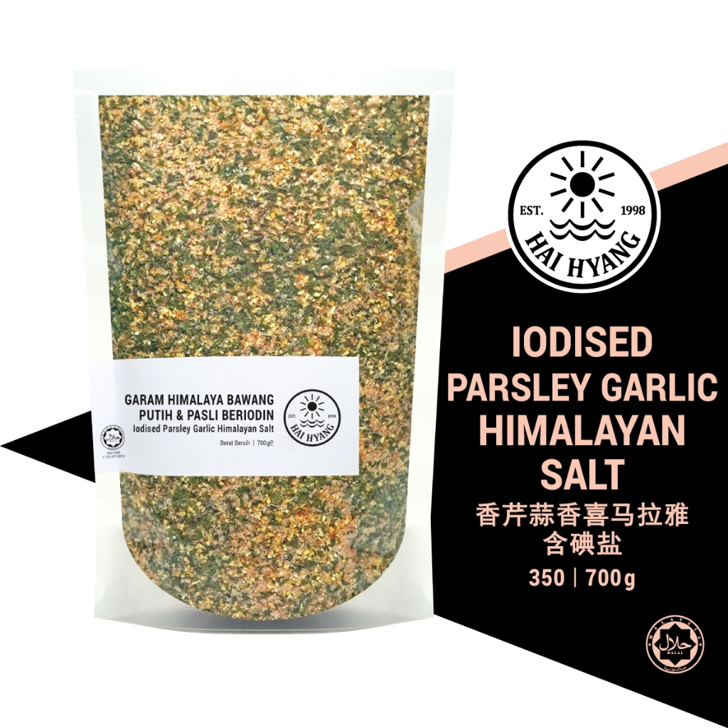 Hai Hyang | Iodised Parsley Garlic Himalayan Salt 700g | Garam Himalaya ...