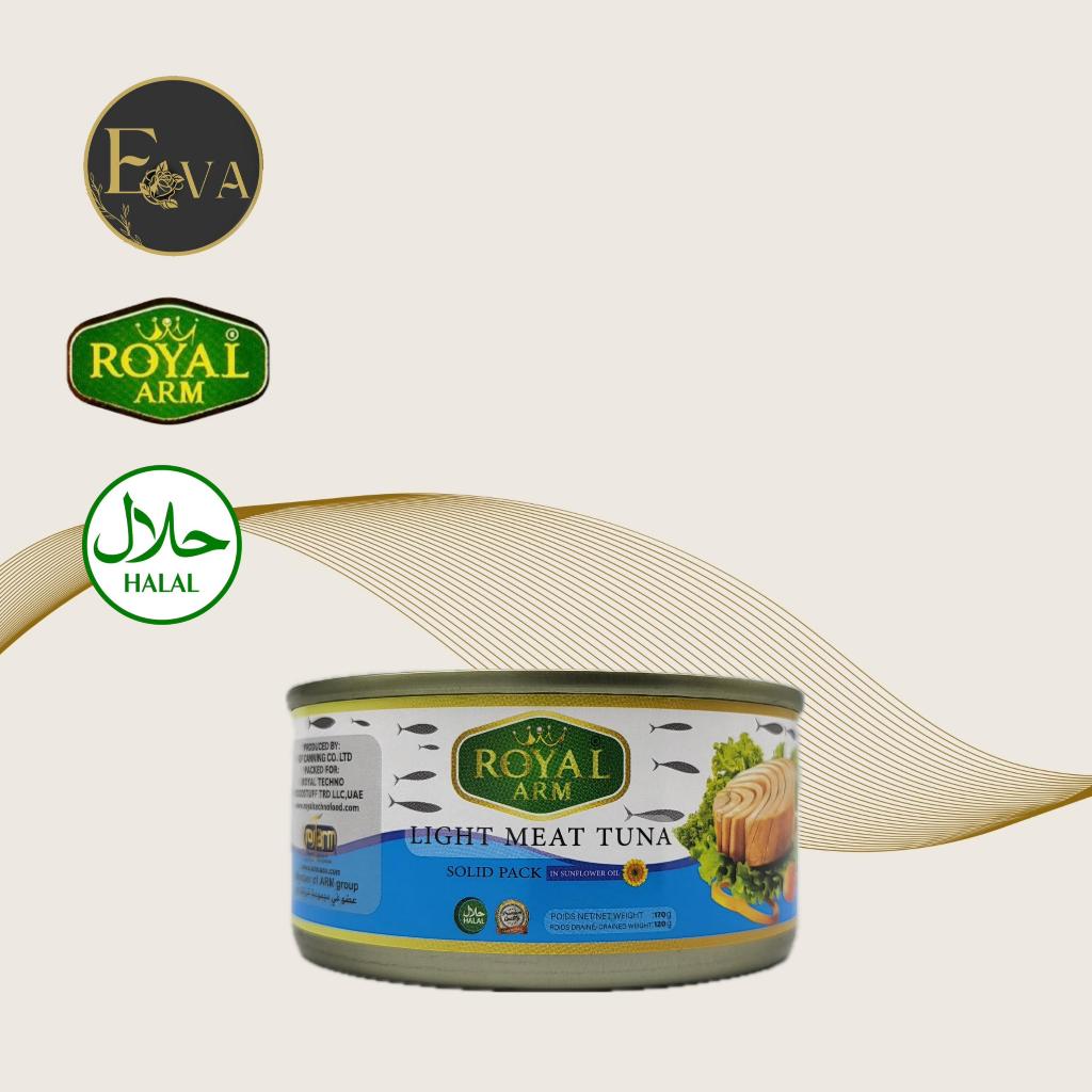 ROYAL ARM Canned Tuna | Light Meat Tuna | In Sunflower Oil 170g ...