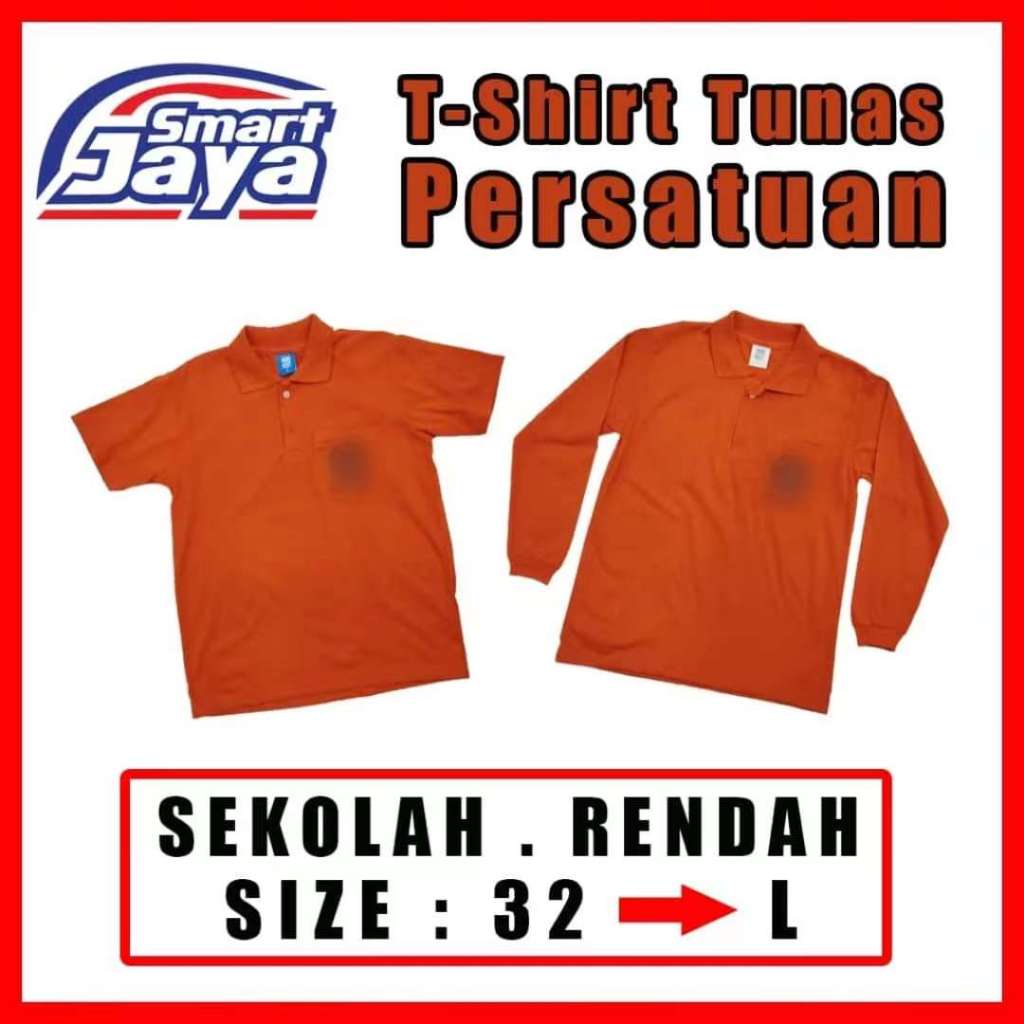 T-Shirt Kadet Tunas Tuspa Lengan Pendek/Lengan Panjang/Seragam Sekolah ...