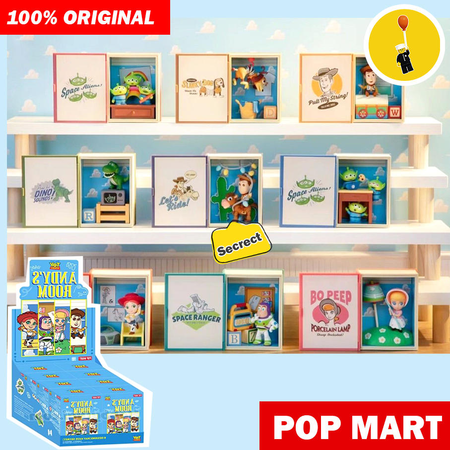 Pop Mart Disney Toy Story Andy's Room Series Blind Box whole Box 整段盲盒 ...