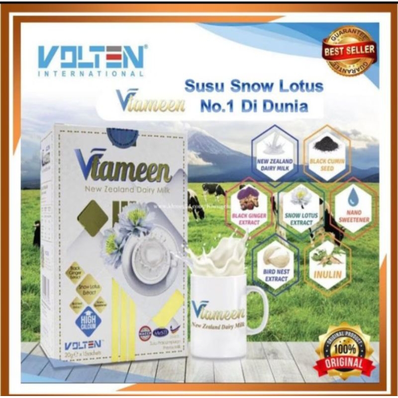 HALAL PRODUK-SUSU SNOW LOTUS ORIGINAL VTAMEEN VOLTEN | Shopee Malaysia