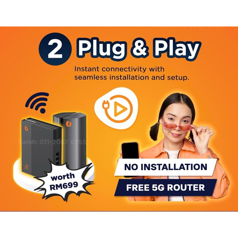 UMOBILE’ U HOME 5G (PLAN + 5G ROUTER) RM68/MTH | Shopee Malaysia