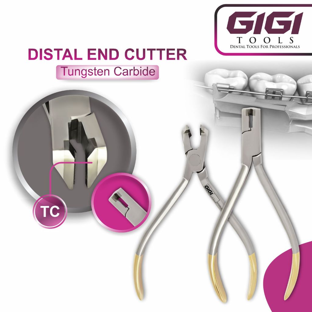 GIGI TOOLS Distal End Wire Cutter Tungsten Carbide 13CM Dental ...