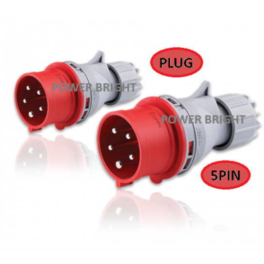 INDUSTRIAL 5PIN PLUG AND SOCKET [16A , 32A ] | Shopee Malaysia