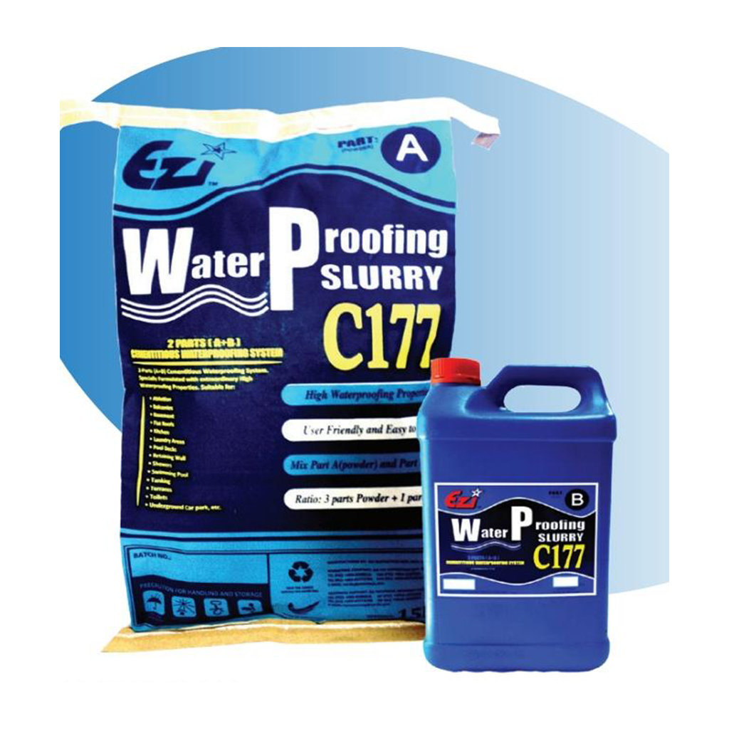 Ezi Water Proofing Slurry C177 TWO-PARTS CEMENTITIOUS WATERPROOFING ...