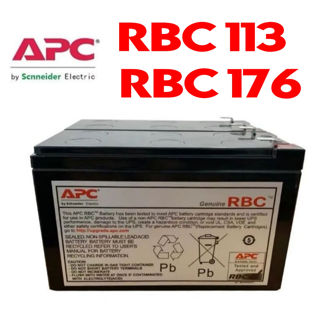 [Ready Stock] APC Replacement Battery Cartridge APCRBC176 #176 ...