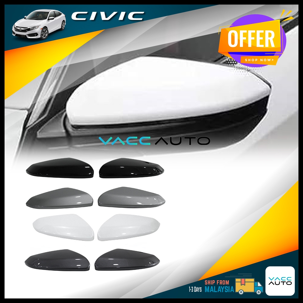 Honda Civic FC 10th Side Mirror Style Cover Rearview Side Mirror Cover ...