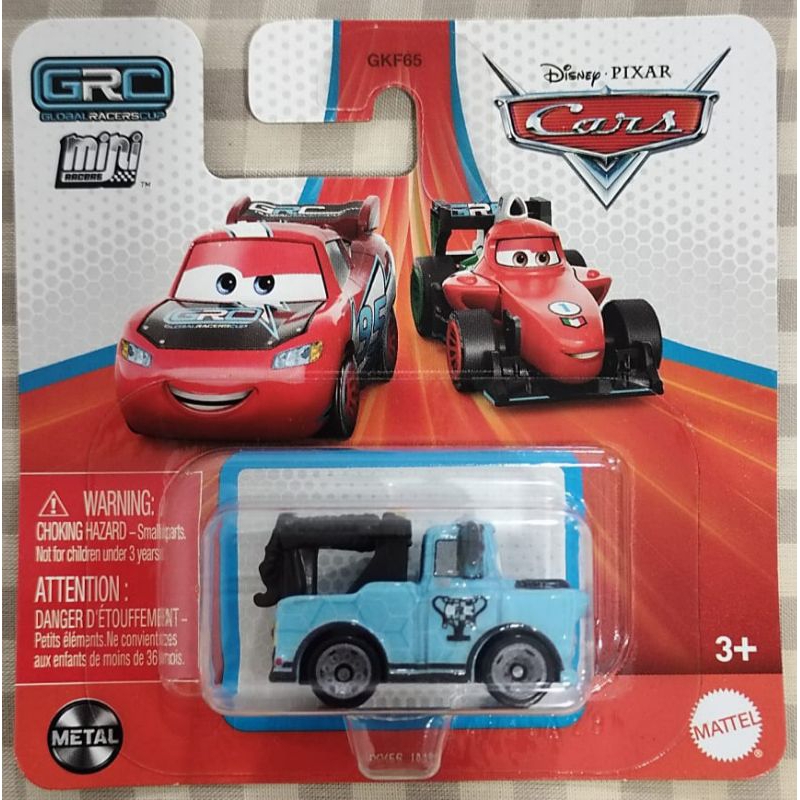Disney Pixar Cars Mini Racers GRC Mater Tow Truck Blue Card | Shopee ...