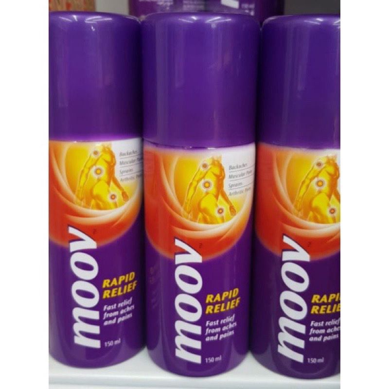 Moov Rapid Relief Spray 150ML really good | Shopee Malaysia
