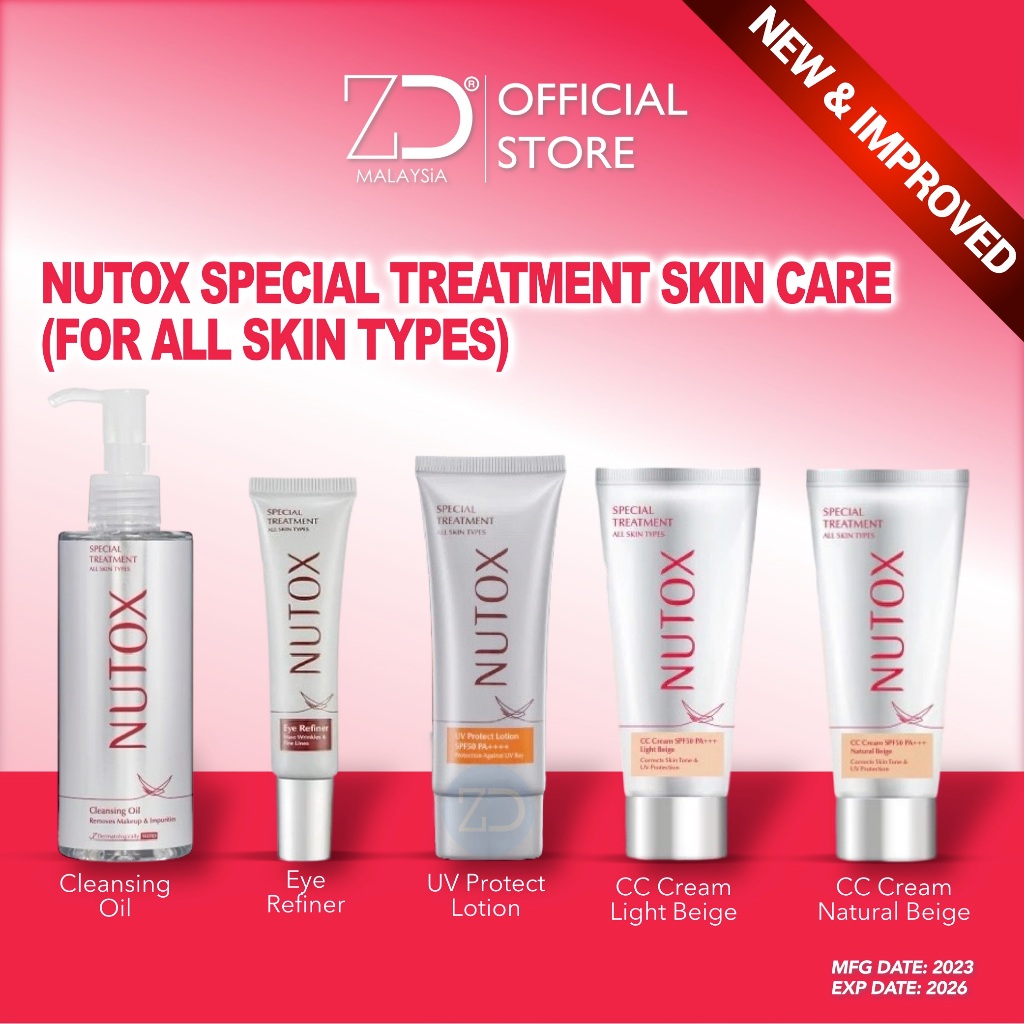 NUTOX SPECIAL TREATMENT SKINCARE(CLEANSING OIL,EYE REFINER,UV PROTECT ...